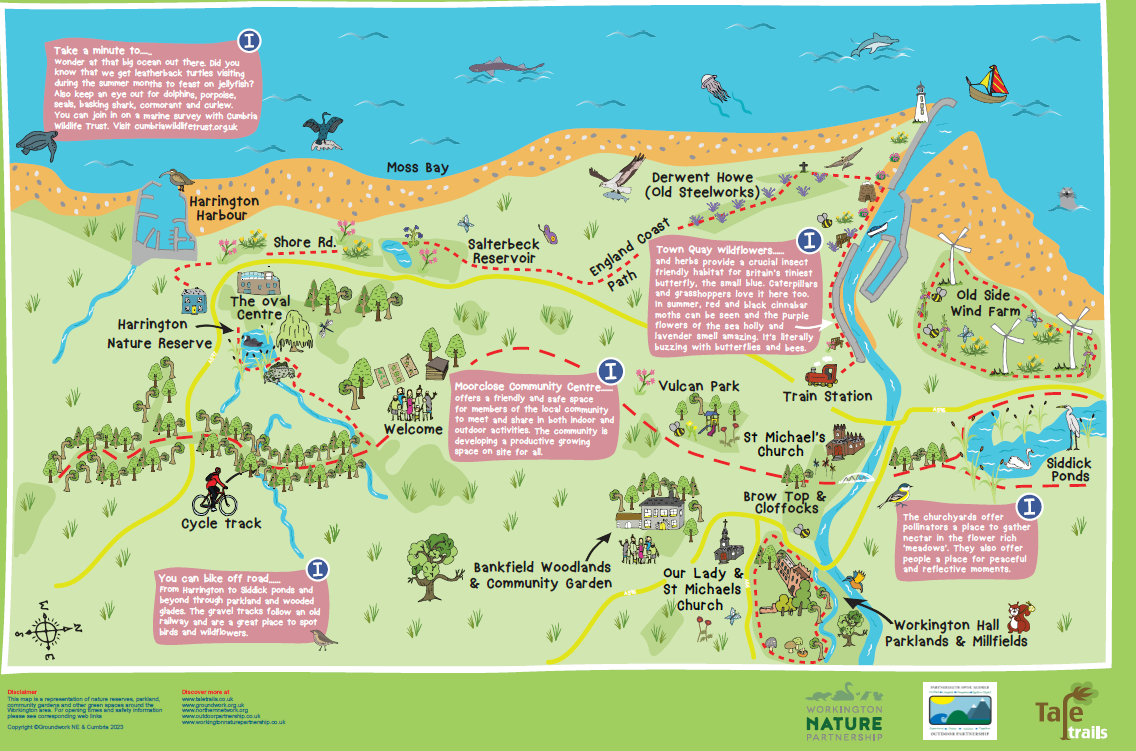 Workington Green Community Hub unveils new Green Map! | Northern Network